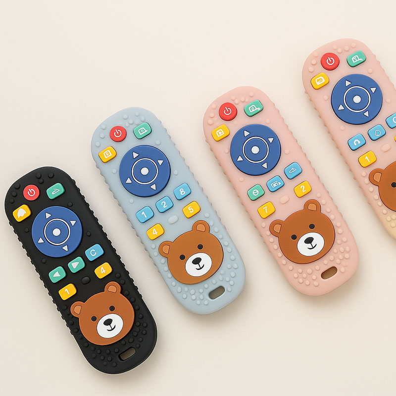 Silicone Baby Teething Remote Control Toy | Safe, Fun & Easy-to-Hold ...