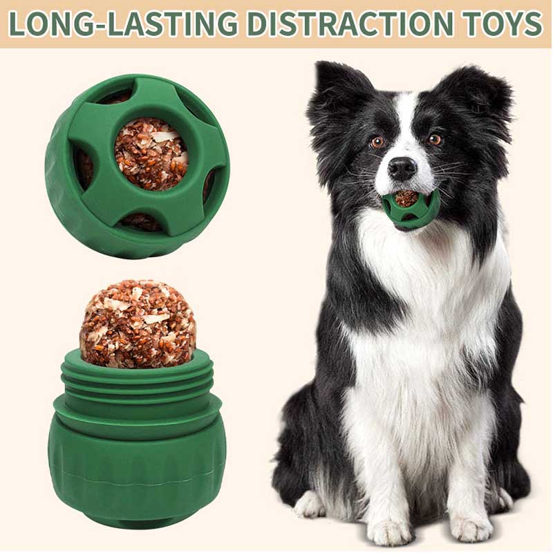 Long-Lasting Interactive Dog Toy Ball Food-Grade Silicone Freeze Treat ...