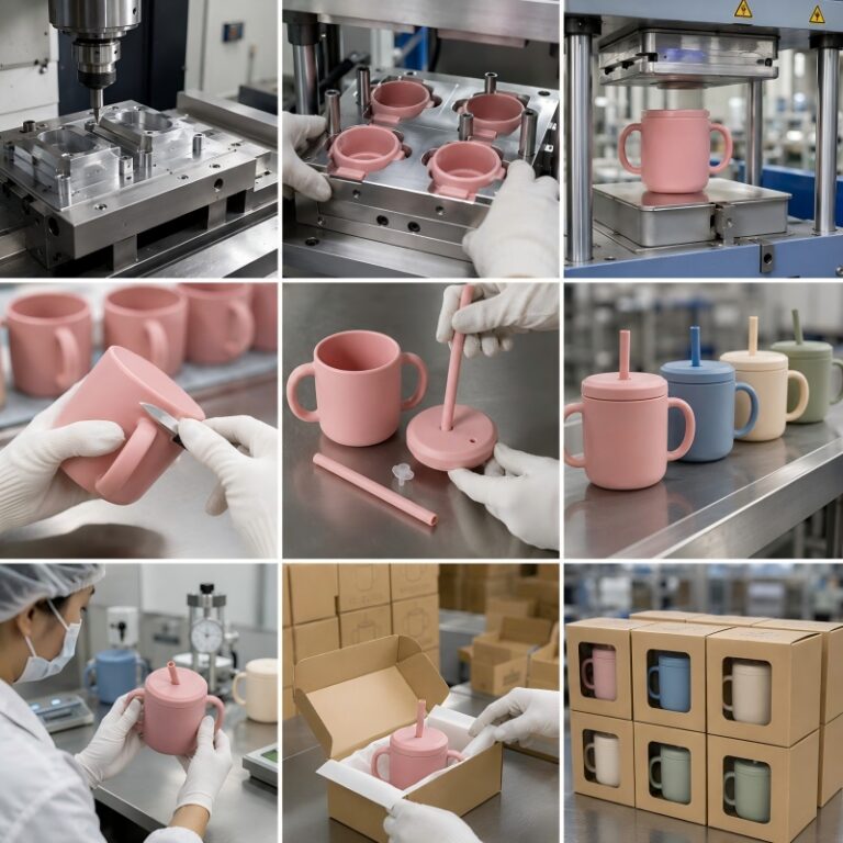 Custom Silicone Straw Cup Manufacturing | LYA